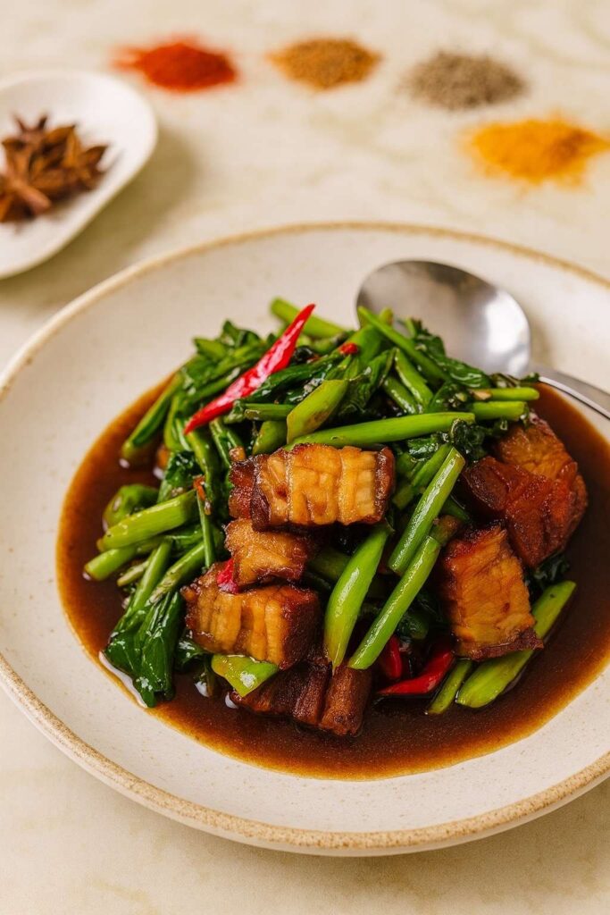 Kana Moo Grab (Crispy Pork Belly) - At Chong Kho